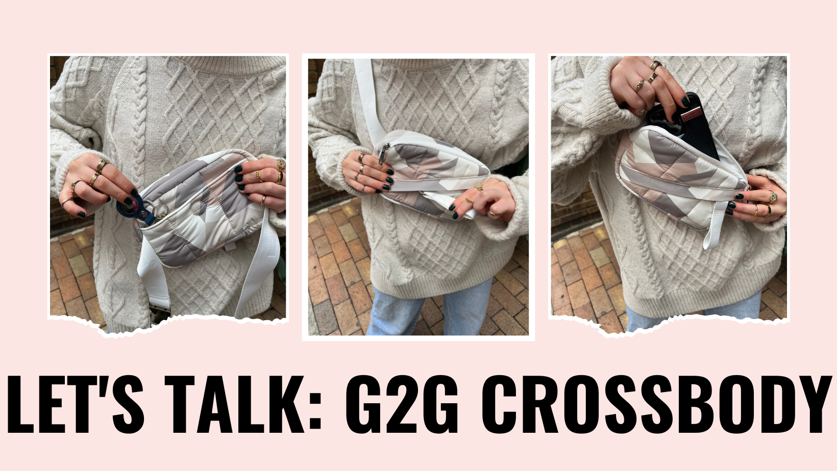 Let's talk: G2G Crossbody Bag – Go Dash Dot
